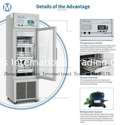 2-8 Degree Digital Display Blood Bank Refrigerator supplier